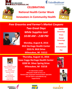 National Health Center Week: August 11 Event - Milwaukee Community Journal