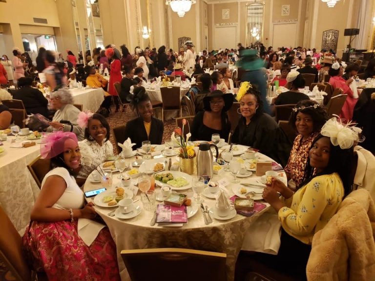 Pretty Women In Hats Sip Tea And Secure Seats At The Table - Milwaukee ...