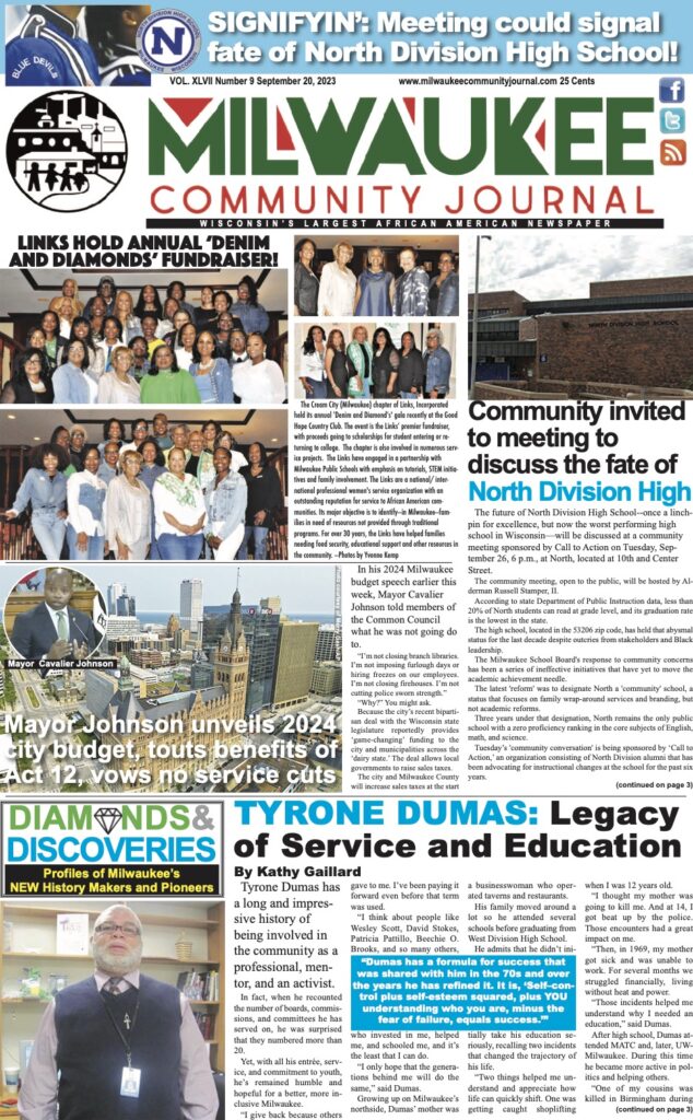 Milwaukee Community Journal - Wisconsin's Largest African American ...