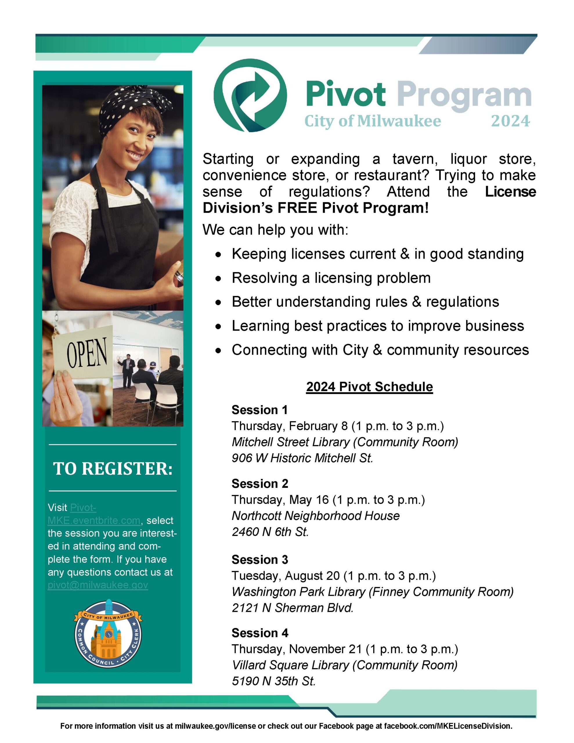 Pivot Program offers detailed help for those starting new businesses - Milwaukee Community Journal