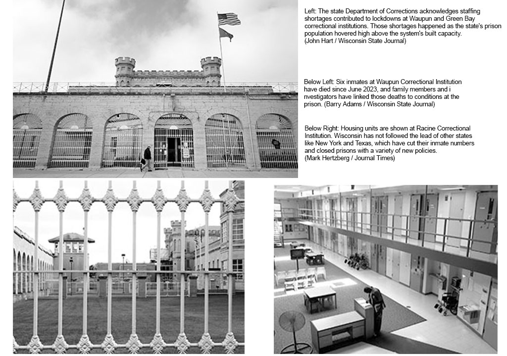 Wisconsin’s inmate population swells as other states limit ...